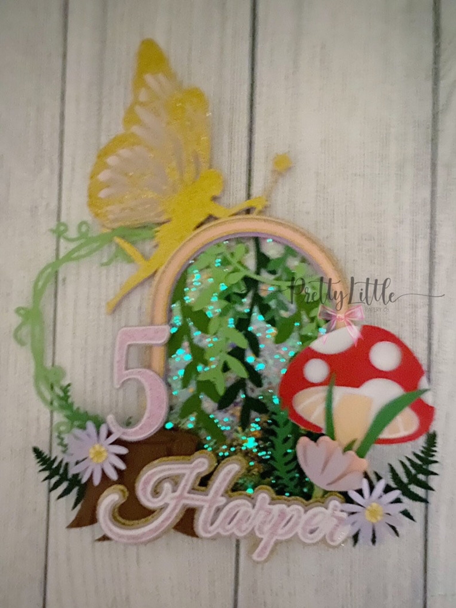 Fairy Garden Cake Topper Fairy Birthday Party Garden Party - Etsy