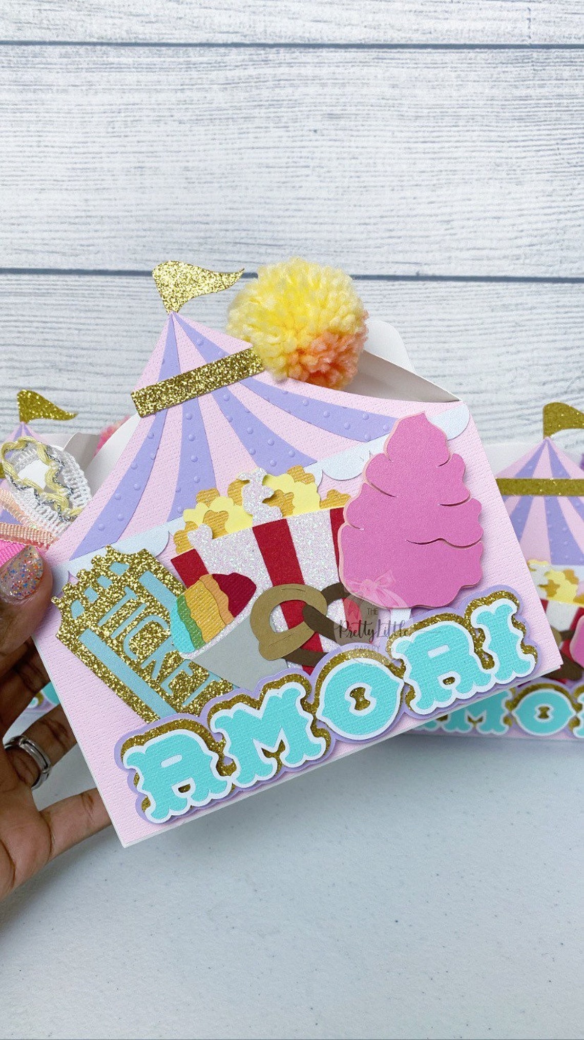 Carnival Treat Boxes Custom Gable Boxes Circus Goodie - Etsy