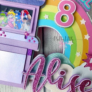 Video Game Cake Topper | Girl Arcade Game | Girl Gamer | Video Game ...