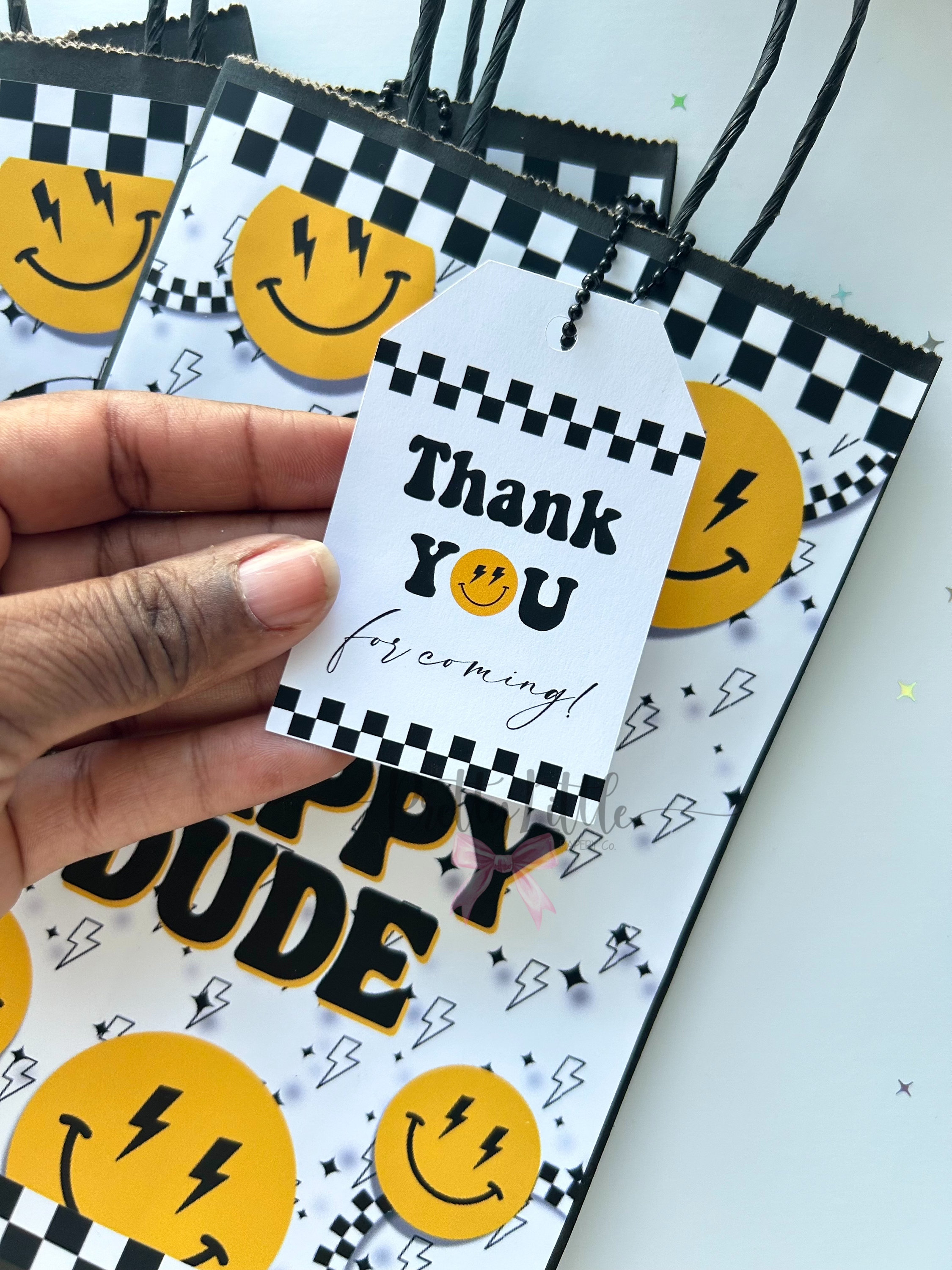 One Happy Dude Babe Chip Favor Bags | Happy Dude Party Decorations ...