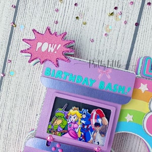 Video Game Cake Topper | Girl Arcade Game | Girl Gamer | Video Game ...