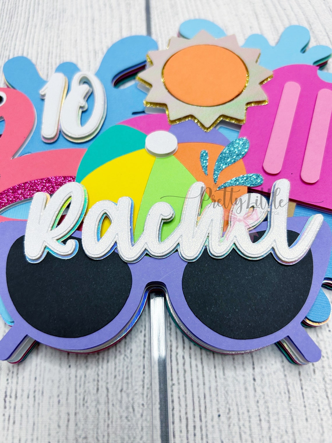 Pool Party Birthday Cake Topper | Swim Beach Party | Beach Pool ...