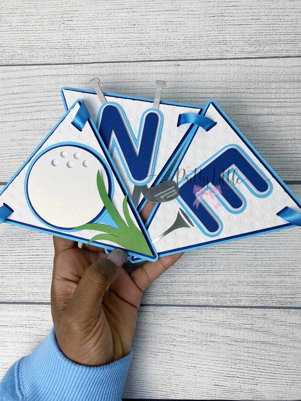 Hole in One Cake Topper Golf Theme First Birthday Decoration - Etsy