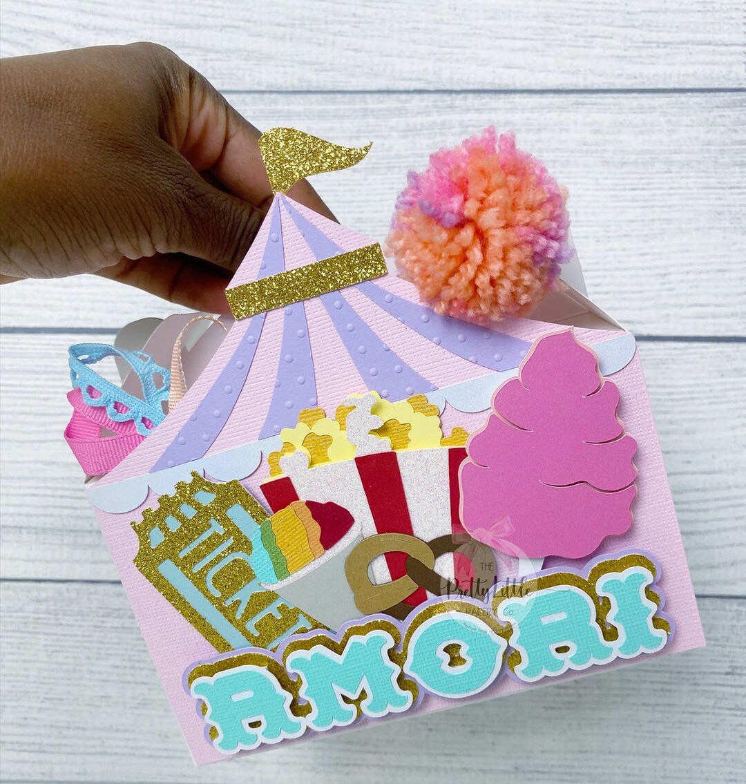 Carnival Treat Boxes | Custom Gable Boxes | Circus Goodie Boxes ...