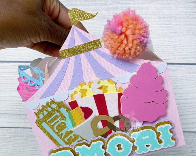 Carnival Treat Boxes Custom Gable Boxes Circus Goodie Boxes Lunchboxes ...