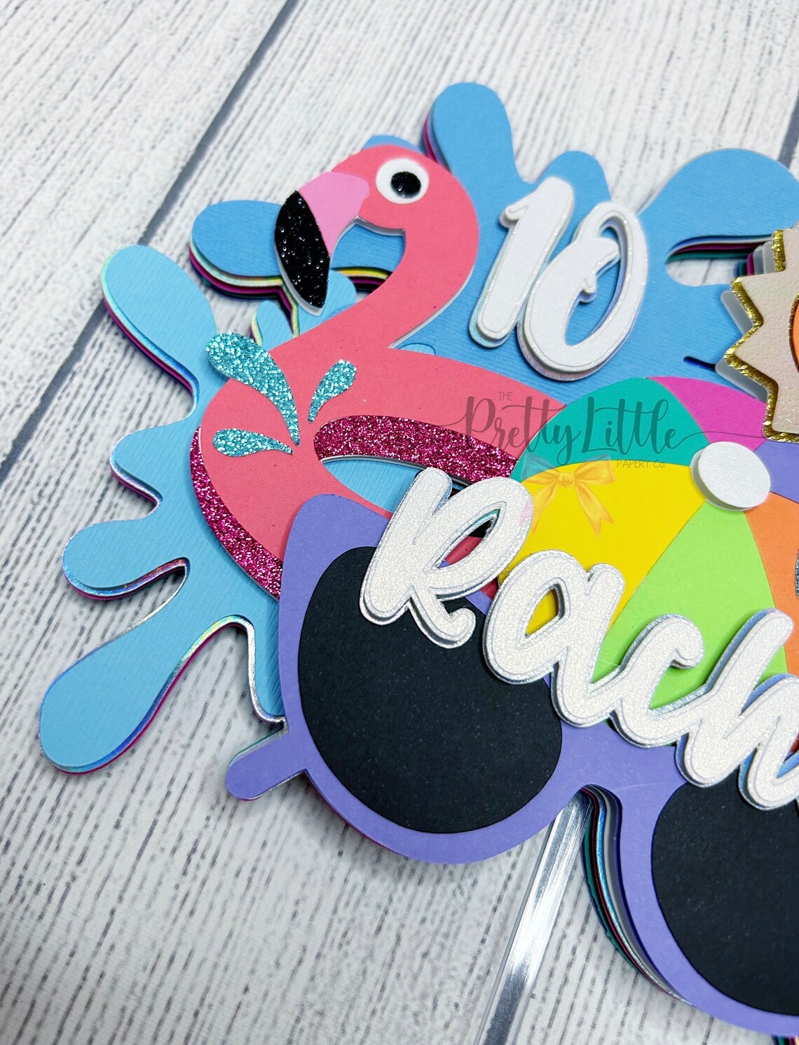 Pool Party Birthday Cake Topper | Swim Beach Party | Beach Pool ...