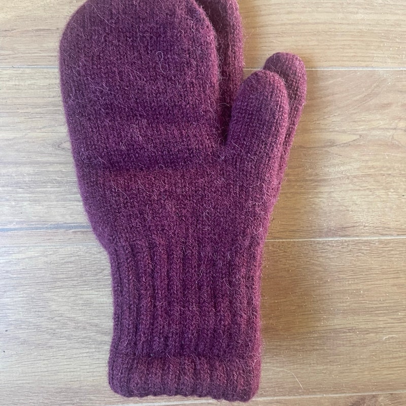 Double Knit Mittens - Etsy