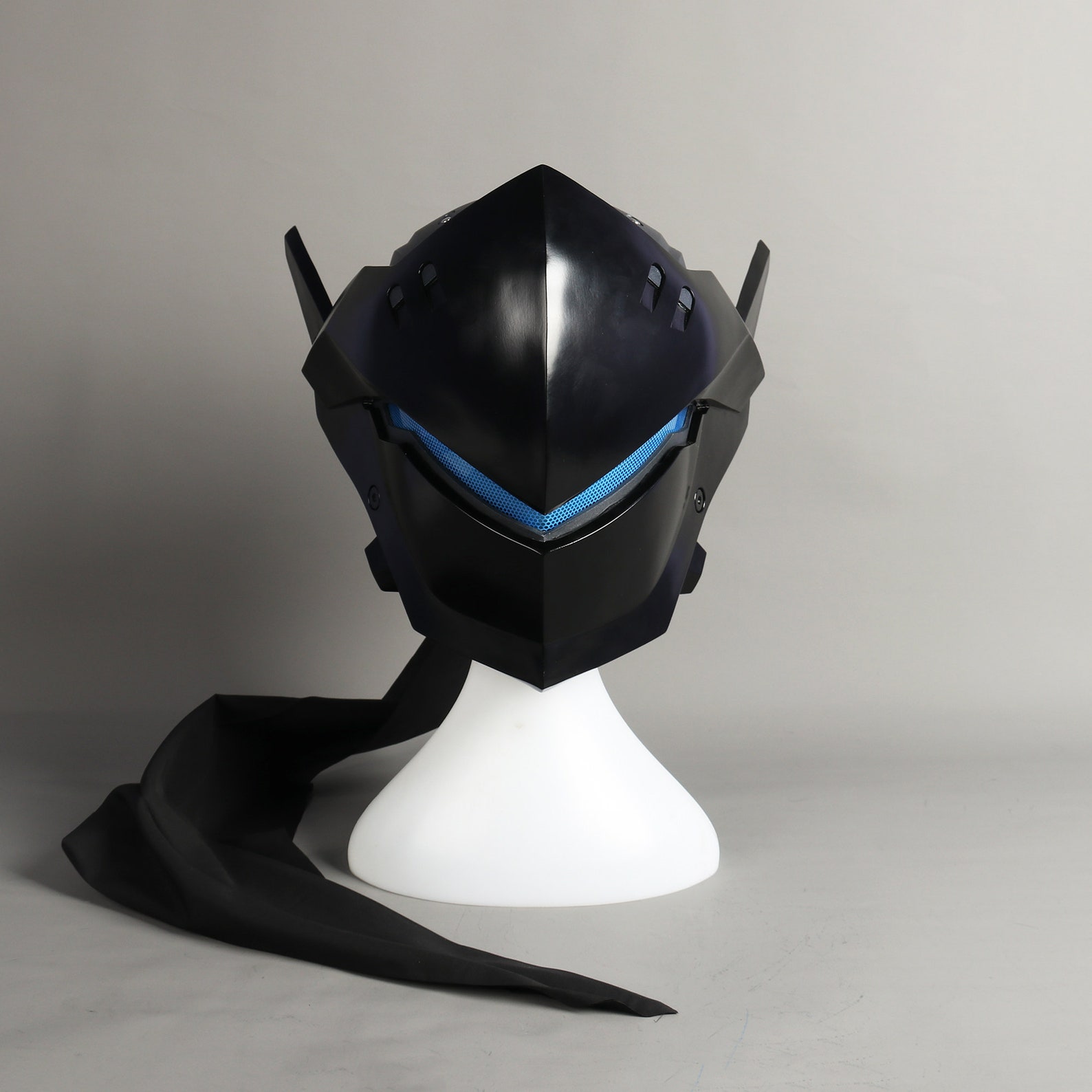 With LED Light Carbon Fiber Genji Helmet Black Shimada Genji - Etsy
