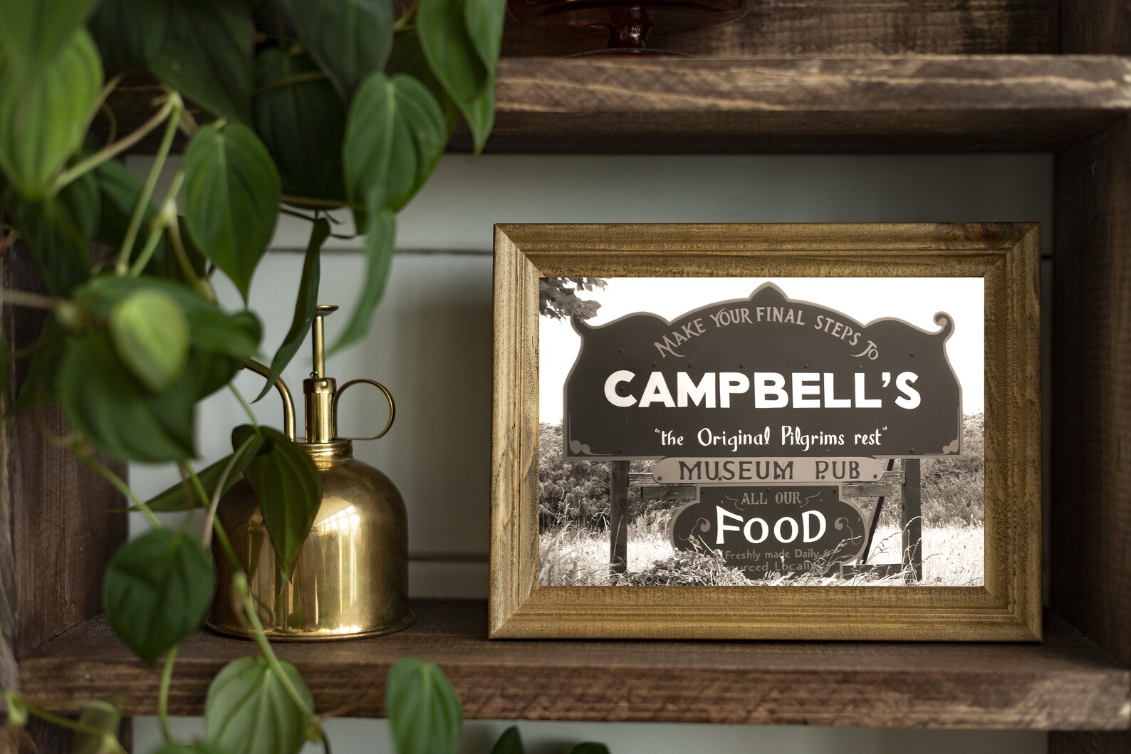 A Vintage Campbell's Pub Road Sign A4 Poster Print Wall Art - Etsy