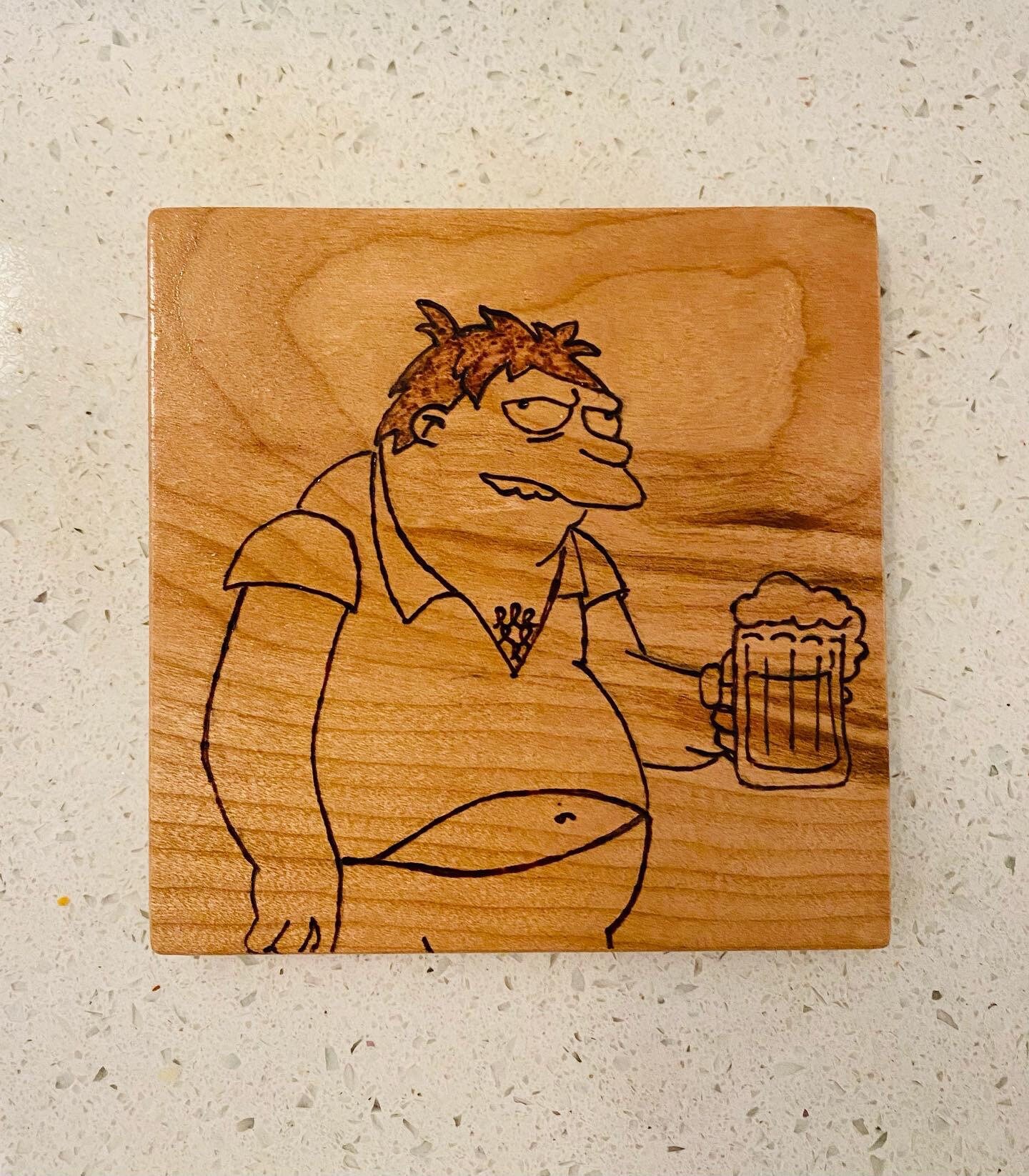 The Simpsons Barfly Coaster Series - Etsy