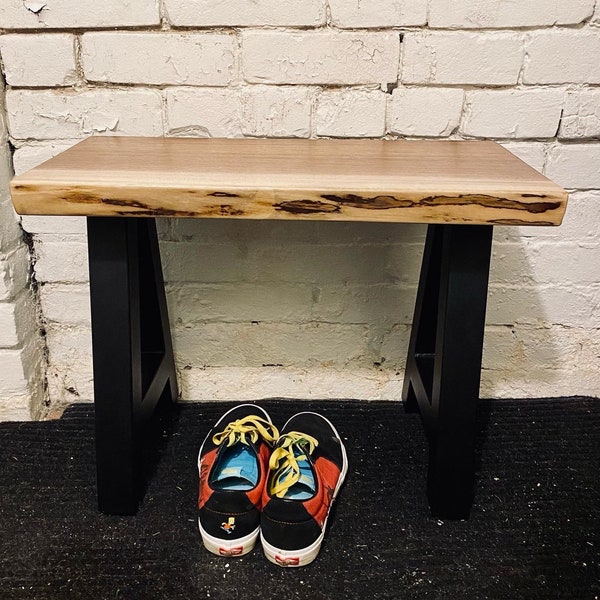 Live Edge Bench - Etsy