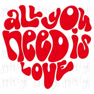 Love Heart Valentine's PNG Sublimation Printable Transfer - Etsy