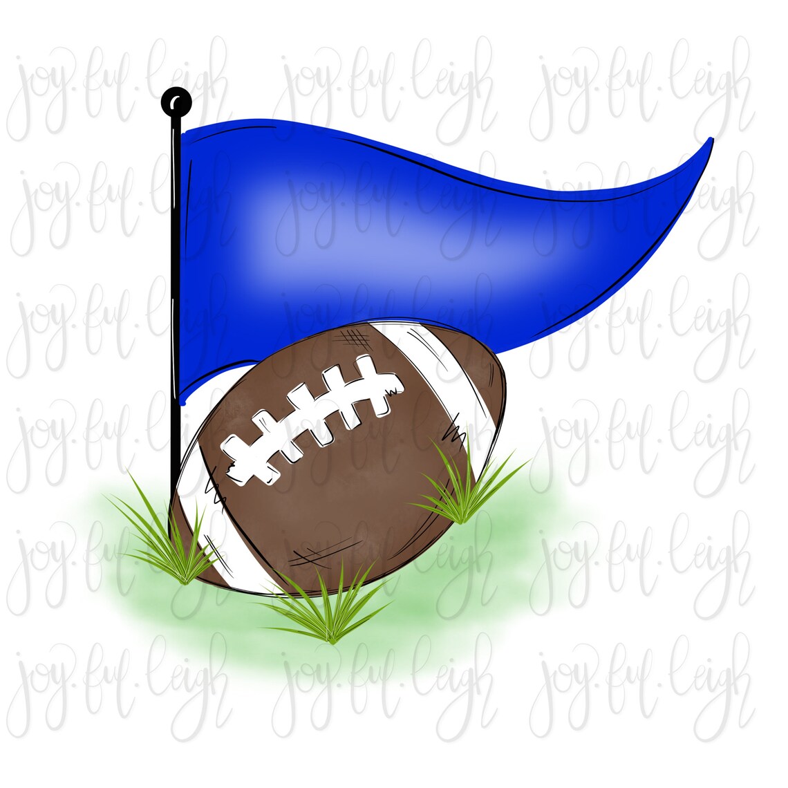Football Pennant Flag PNG Sublimation Printable Transfer - Etsy