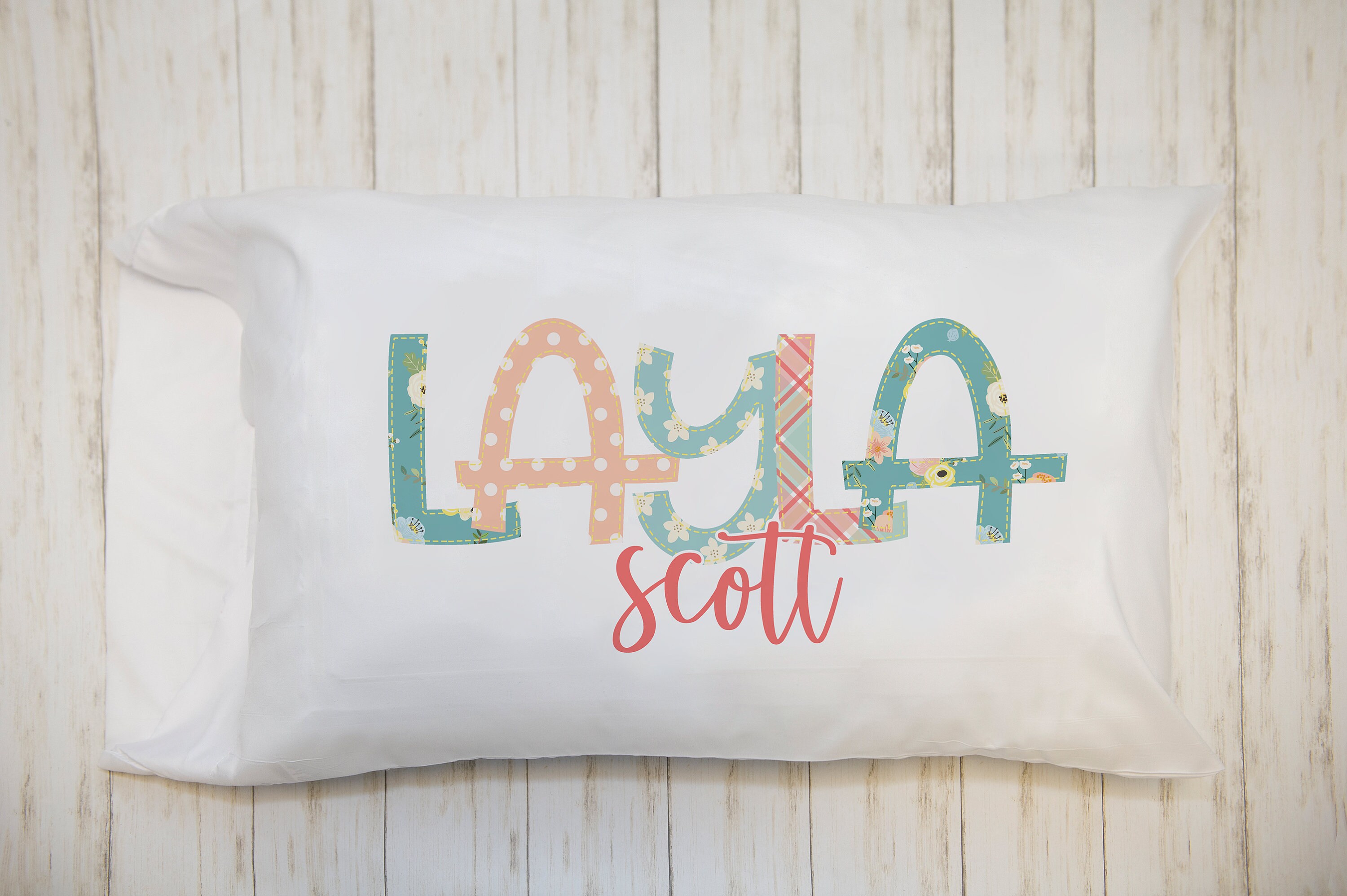 Vintage Floral Coral and Teal Alphabet Pack PNG Four Complete Alphabet ...