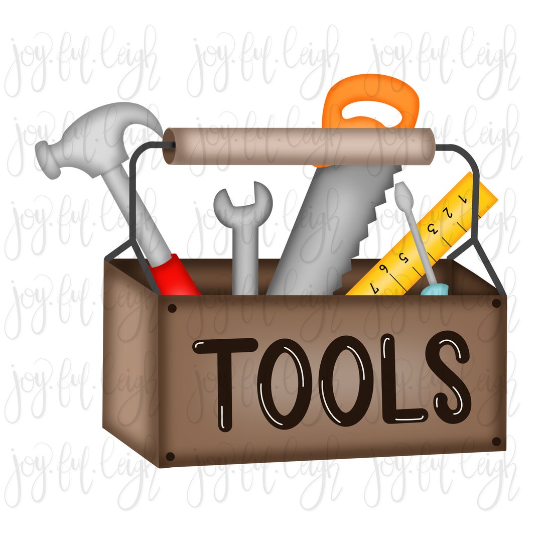 Toolbox With Tools Digital Design PNG Sublimation Printable Transfer - Etsy