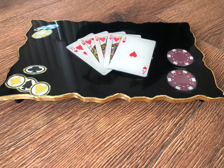 Stunning Super Cute Poker Board Handmade - Etsy UK