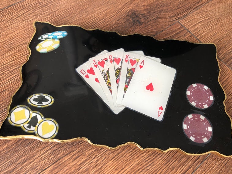 Stunning Super Cute Poker Board Handmade - Etsy UK