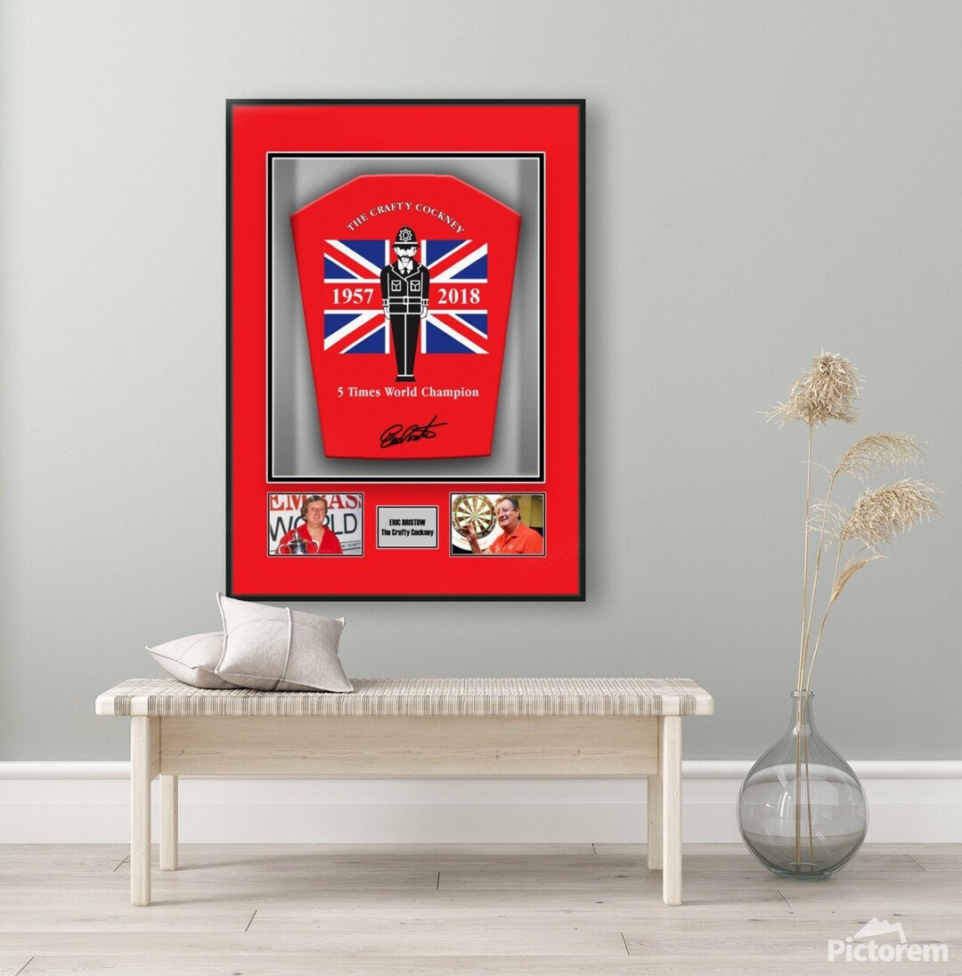 Eric Bristow World Darts Champion the Crafty Cockney - Etsy UK