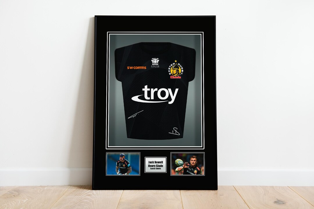 Jack Nowell & Henry Slade - Exeter Chiefs Rugby Union Legends Signed ...