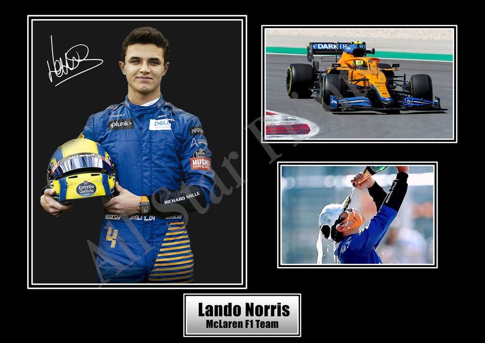 Lando Norris F1 Mclaren Racing Team Signed Autographed Print - Etsy Ireland