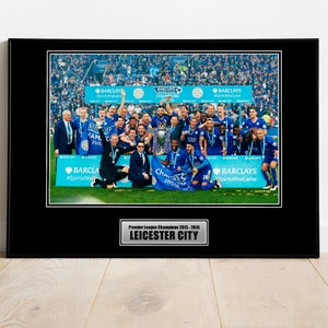 Leicester City Premier League Champions 2015 - 2016 | Poster | Art ...