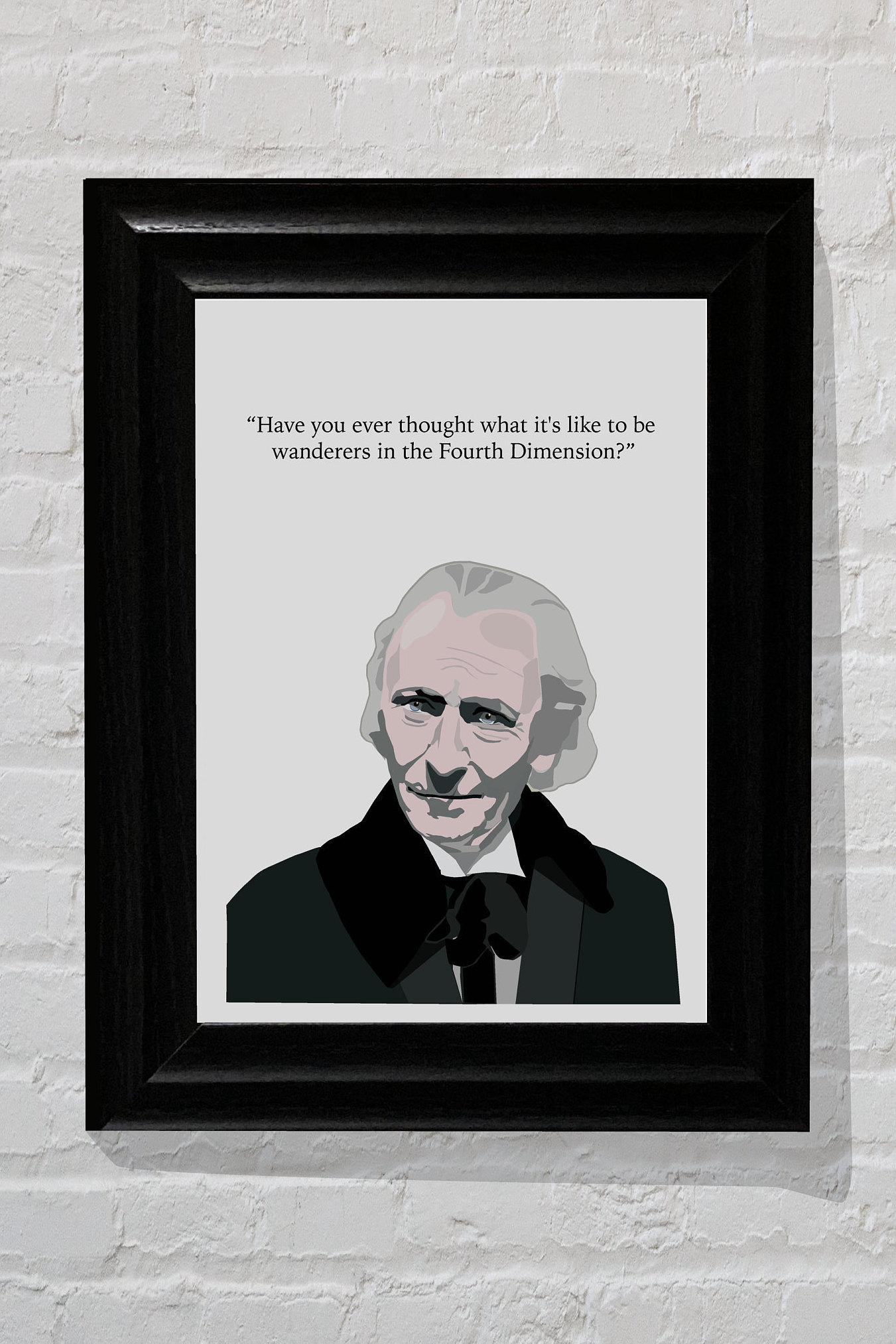 Doctor Who: Portrait of the First Doctor, William Hartnell - Etsy