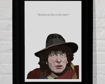 Fourth Doctor | Etsy