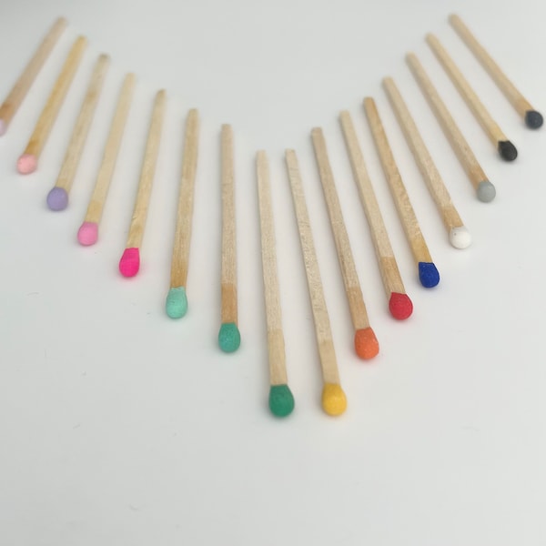 Coloured Matches - Etsy UK