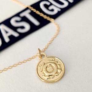 Coast Guard Logo Pendant Necklace - Etsy