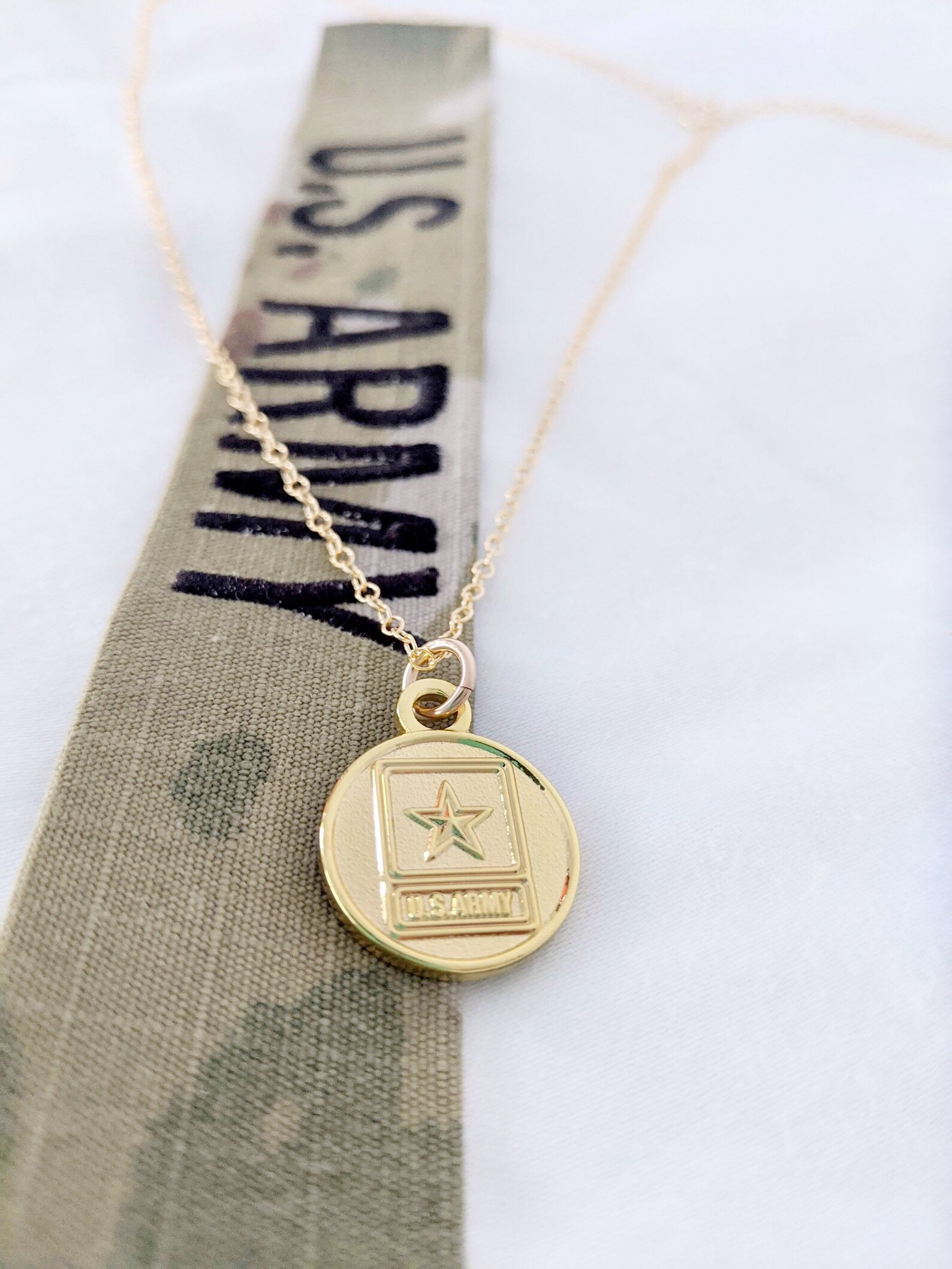 Army Logo Pendant Necklace - Etsy