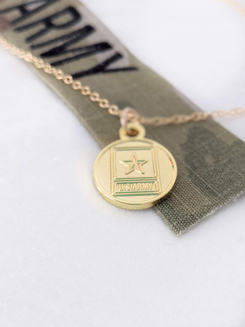 Army Logo Pendant Necklace - Etsy