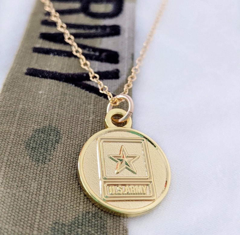 Army Logo Pendant Necklace - Etsy