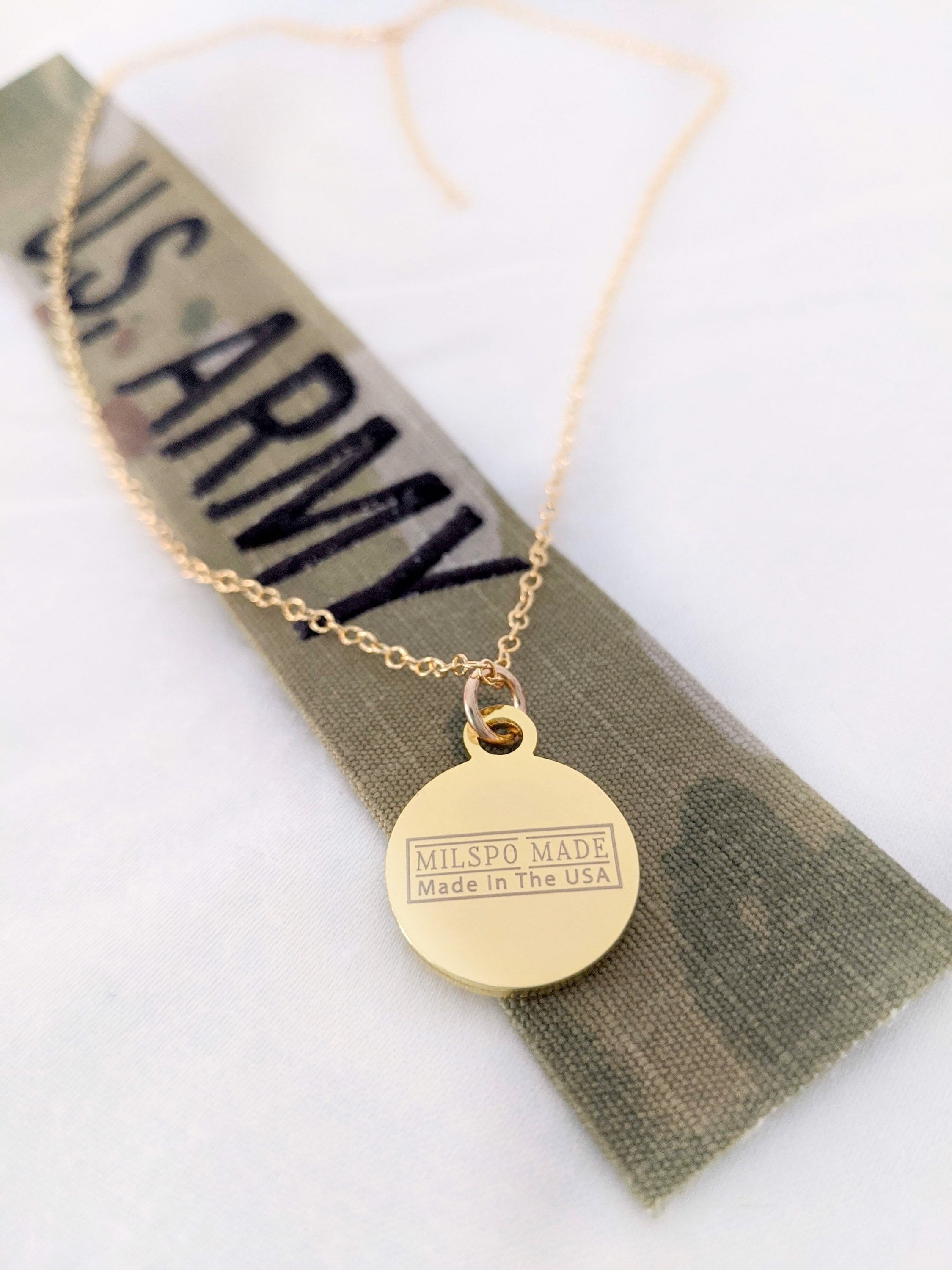 Army Logo Pendant Necklace - Etsy