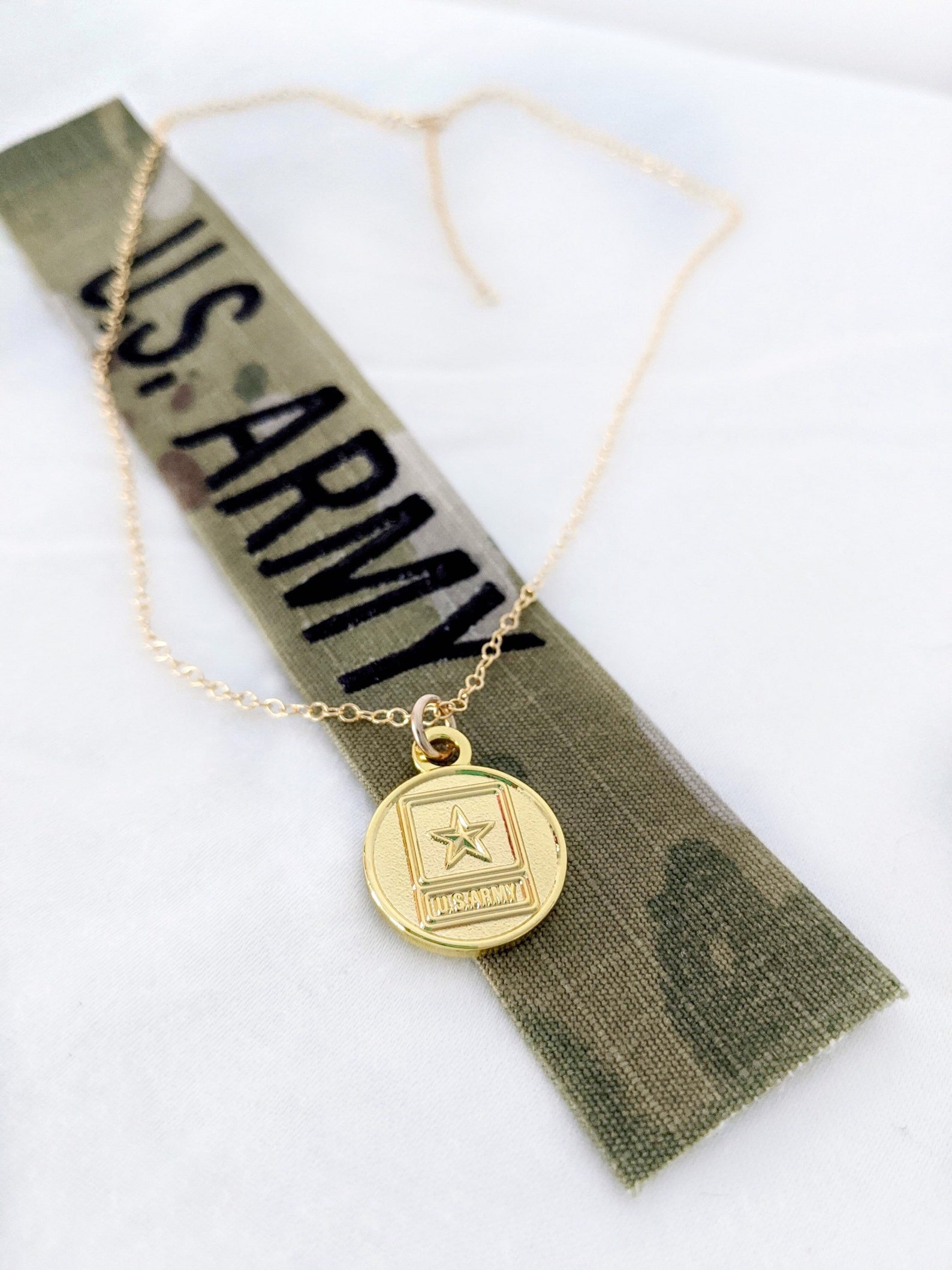 Army Logo Pendant Necklace - Etsy