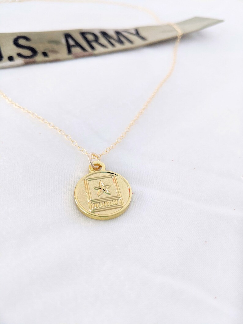 Army Logo Pendant Necklace - Etsy