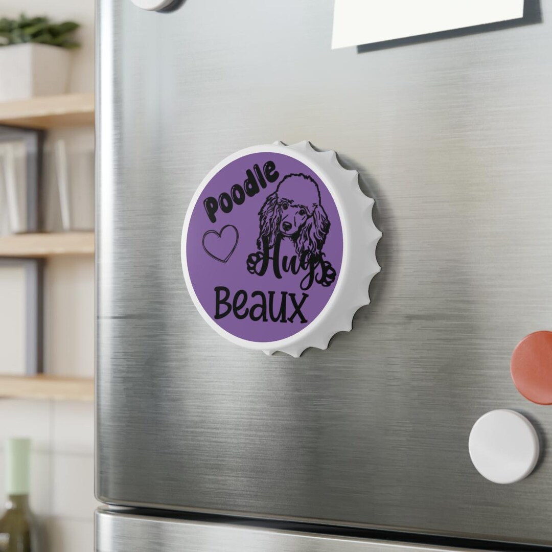 Personalized Poodle Hugs Bottle Opener - Etsy