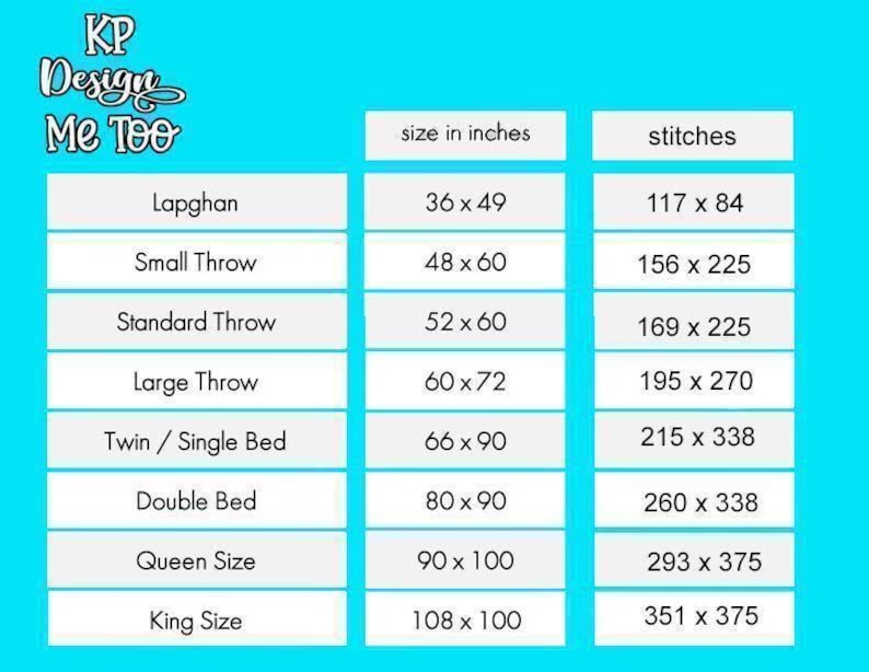 Coral Reef C2C Blanket Pattern Digital Download Lapghan Graphgan Size ...