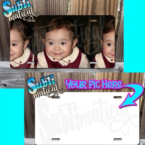 Your Photo on a License Plate Personalized Custom Photo Plate ...