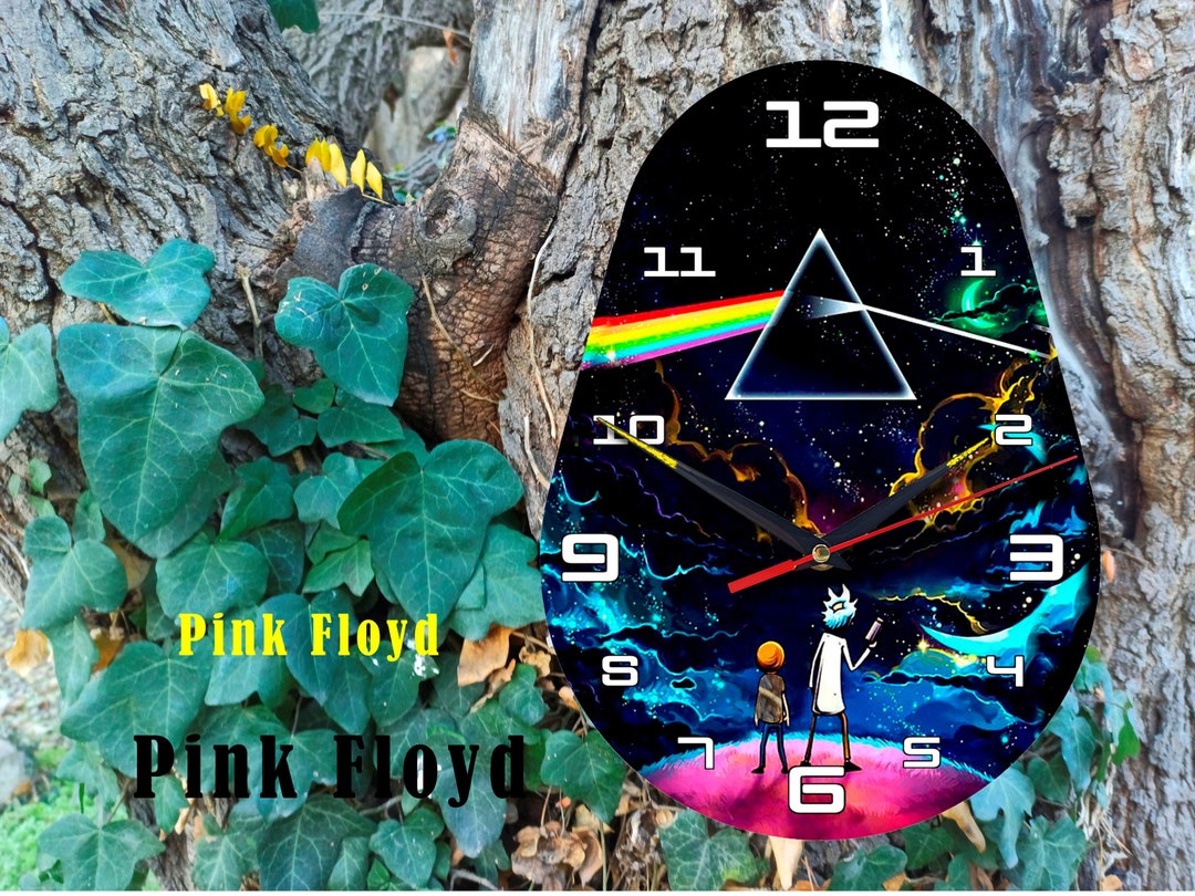 Pink Floyd Clock Printing Handmade Silent Mechanism - Etsy