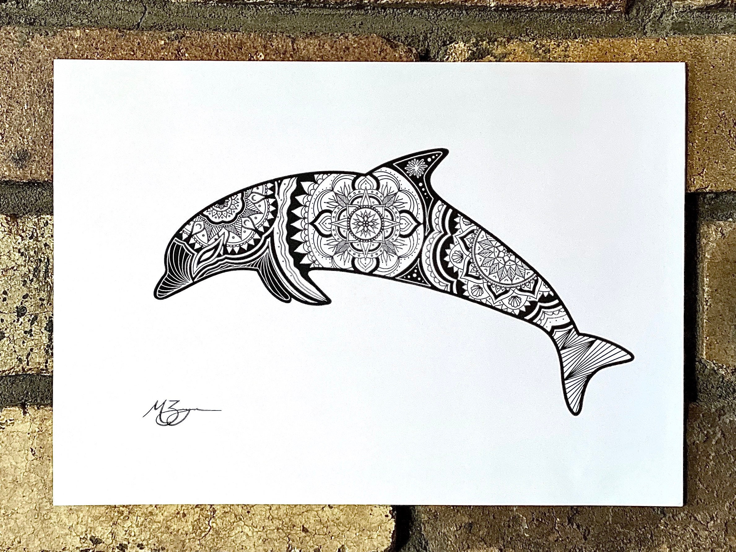 Dolphin Print | Etsy