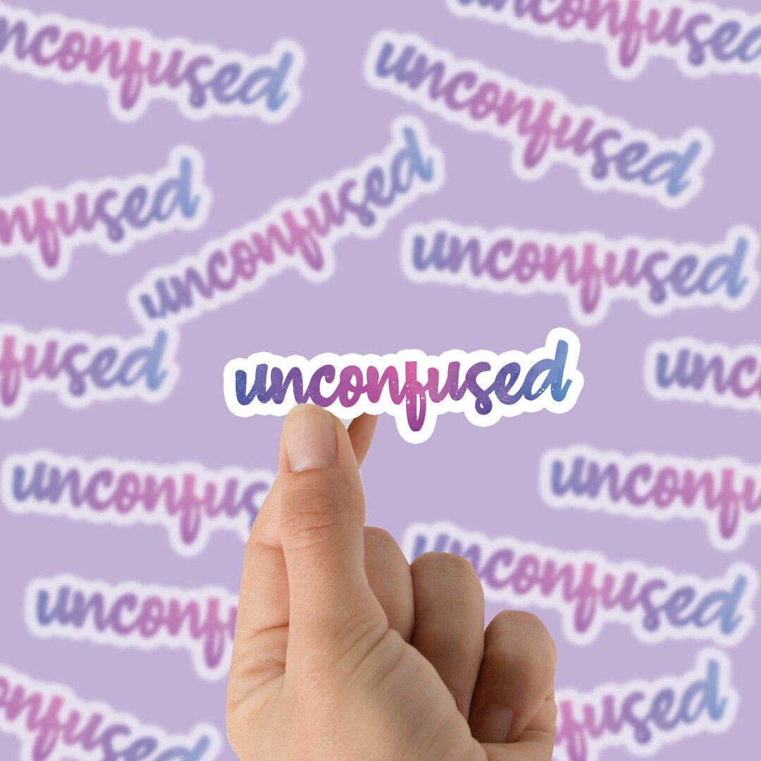 Sticker unconfused LGBTQIA Bisexuell Bunte Aufkleber - Etsy.de
