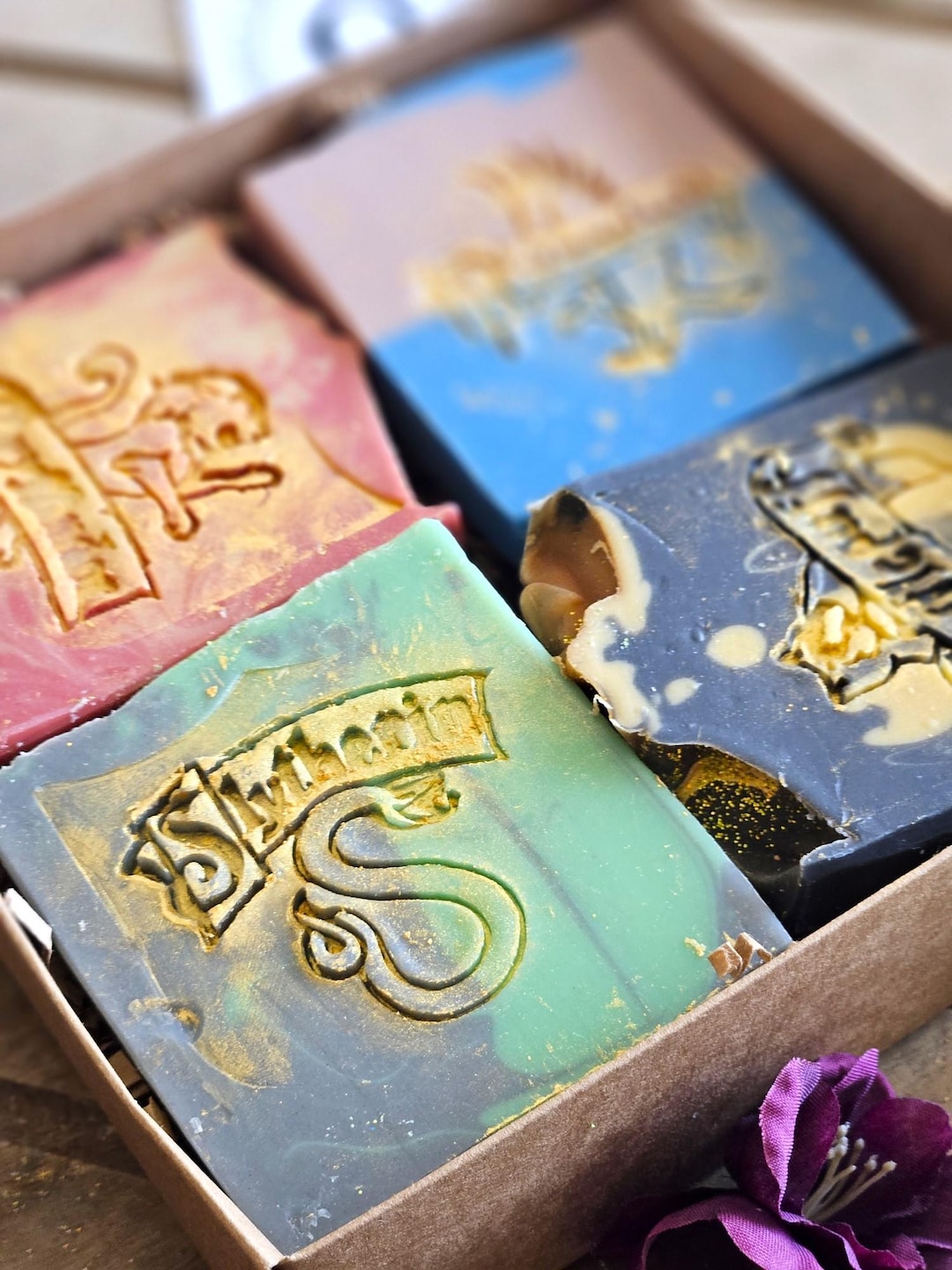 Limited Edition Soap Wizard Wash Boxed Set, Four Wizard Houses and ...