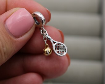 Tennis Racket Charm | Etsy