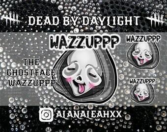 Twitch Emote Wazzup Ghostface - Etsy