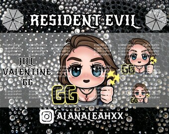 Resident Evil Jill Twitch - Etsy