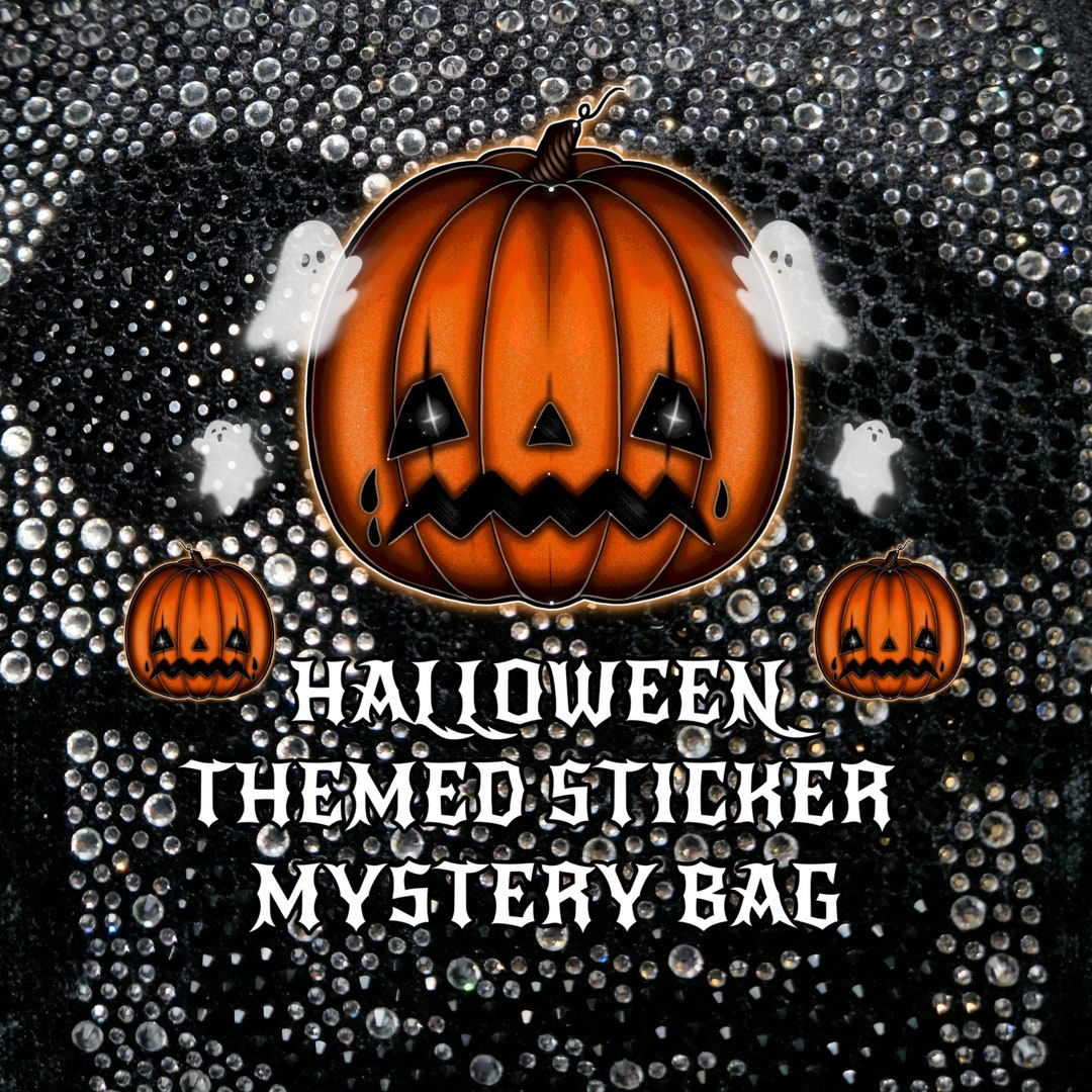 Halloween Themed Sticker Mystery Bag - Etsy