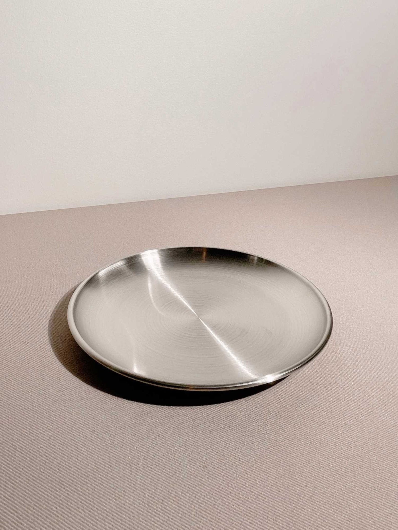 META Plate - Brushed Silver - Etsy