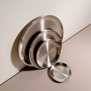 META Plate - Brushed Silver - Etsy