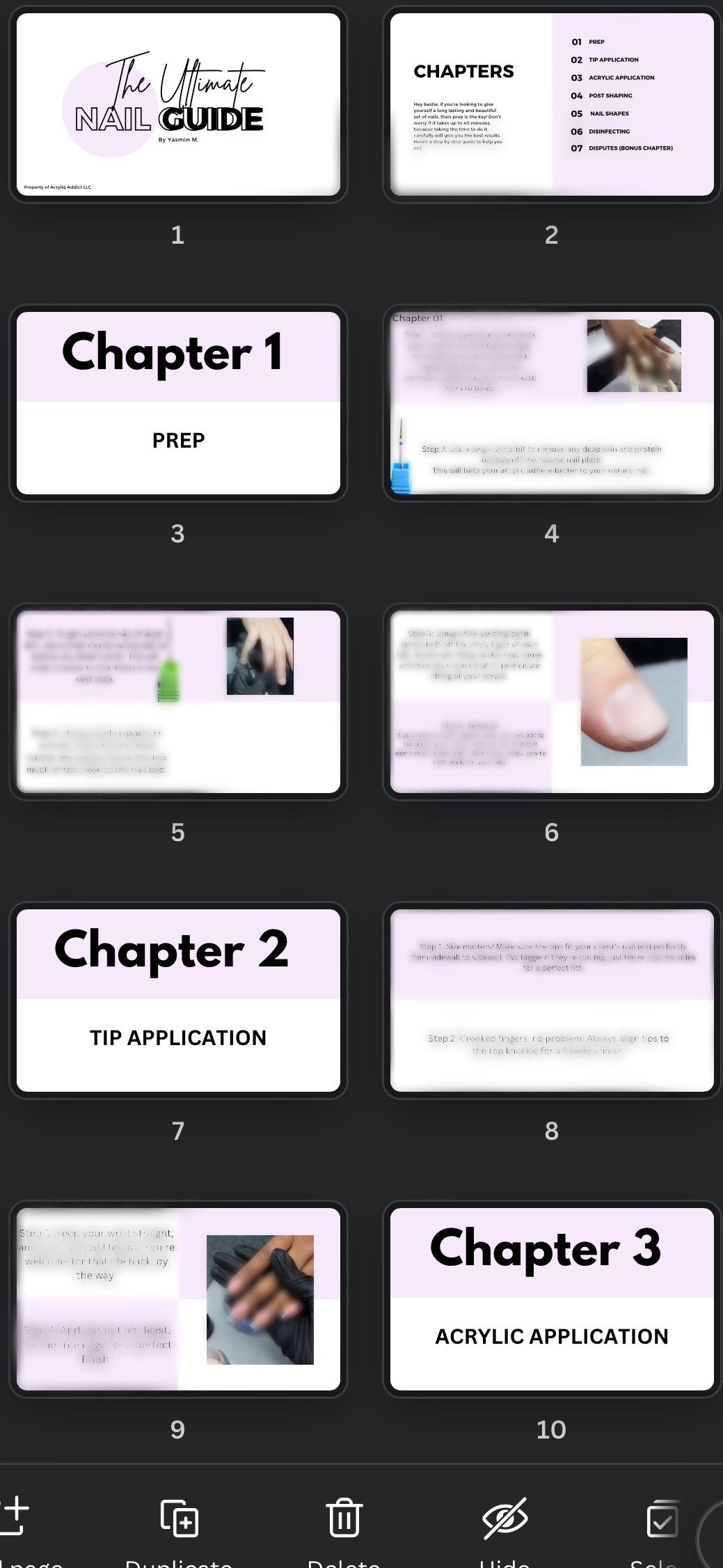 The Ultimate Nail Guide (how to Do Nails, Nail Training Guide, Nail ...