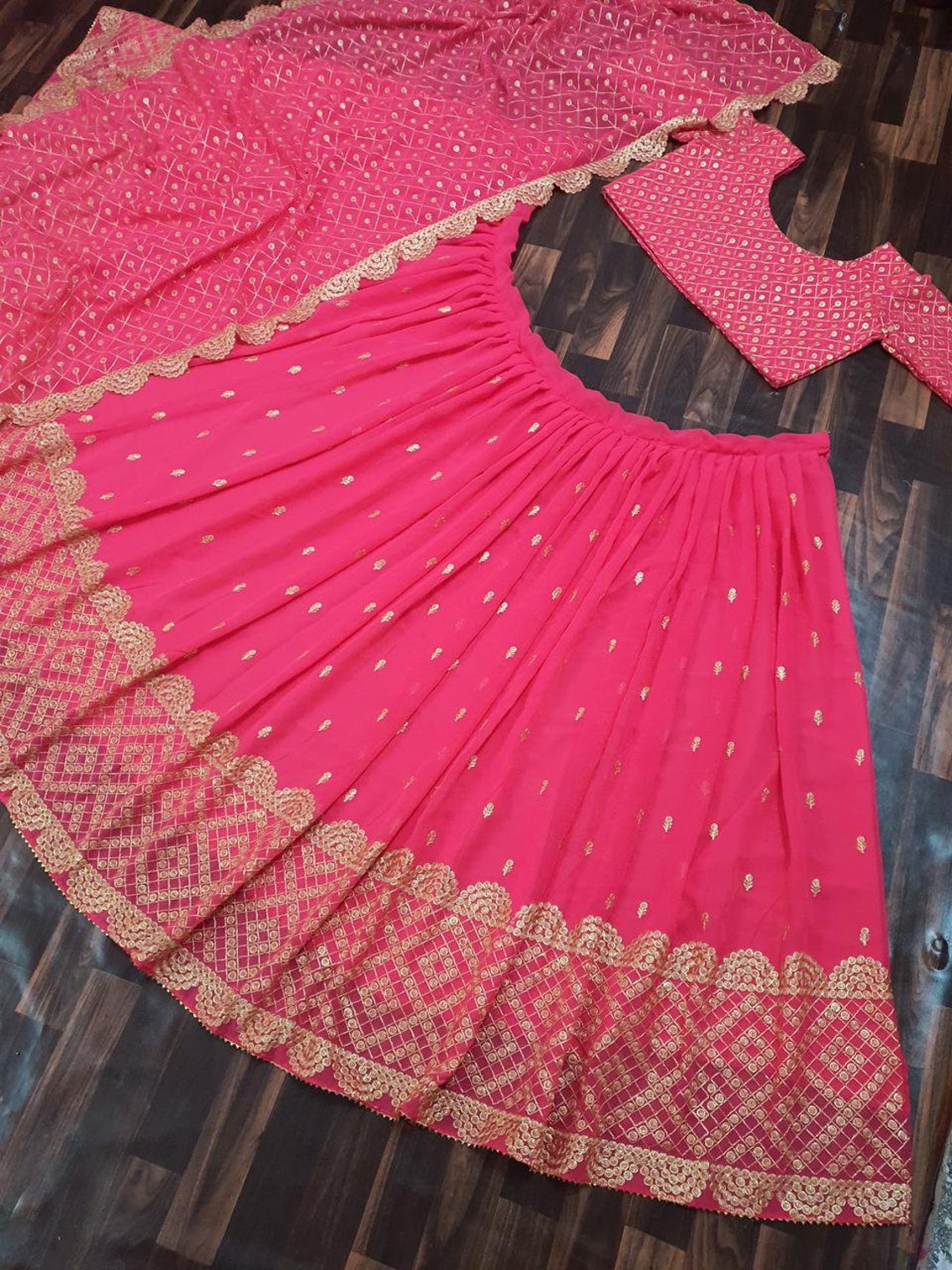 Rust Lehenga Choli Indian Pakistan Wedding Bridesmaids Dress | Etsy